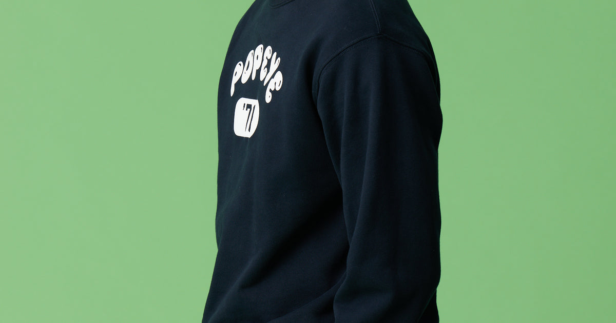 [受注生産・9月末から発送予定] POPEYE SWEAT / NAVY - POPEYE ONLINE STORE